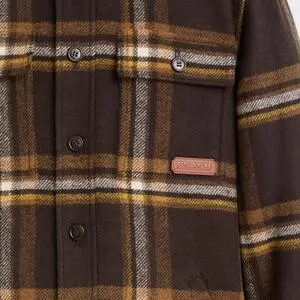 COACH Restored Tweed Shirt Jacket