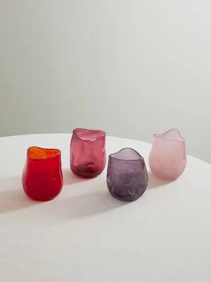 Completedworks Set Of Four Recycled-glass Tumblers - Multi