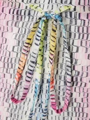 Missoni Mare Striped Cotton And Wide-blend Straight-leg Pants