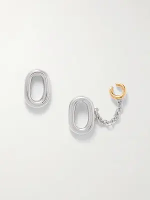 Rabanne And Gold-tone Earrings