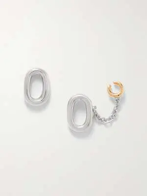 Rabanne And Gold-tone Earrings