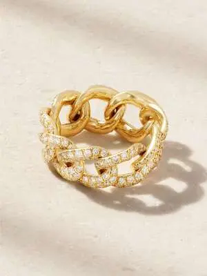 Shay Essential Link 18-karat Diamond Ring