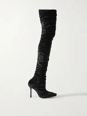 Sparkly Thigh High Boots For Women
