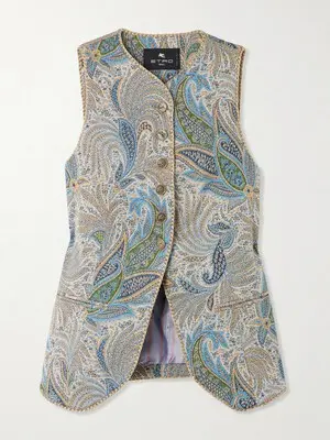 Etro Jacquard-knit Vest - Multi