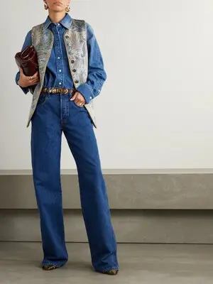 Etro Jacquard-knit Vest - Multi
