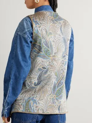 Etro Jacquard-knit Vest - Multi