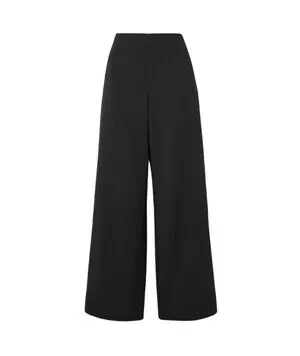 TOTEME Embroidered Recycled-jersey Wide-leg Pants