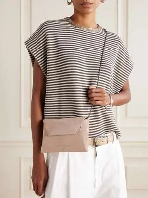 Brunello Cucinelli Mini Suede Shoulder Bag