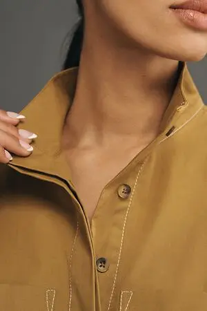 Maeve Popover Cotton Top