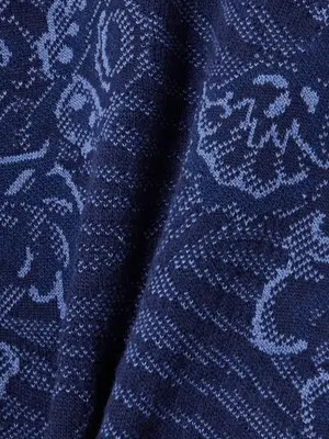 Etro Jacquard-knit Wool-blend Turtleneck Sweater