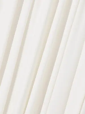 Simkhai Amarantha Cold-shoulder Pleated Gown - Neutrals