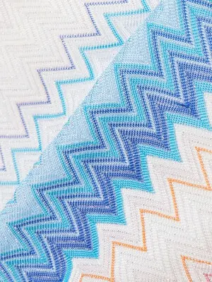 Missoni Striped Metallic Crochet-knit Swimsuit - Multi