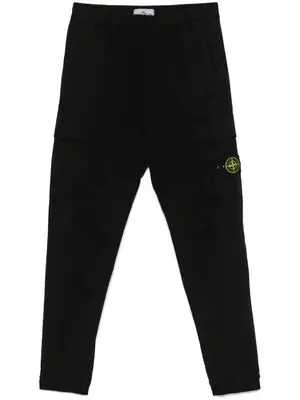 Stone Island Compass-badge Cargo Trousers - Black