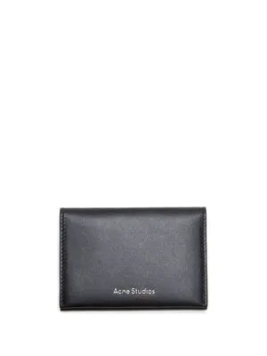 Acne Studios Leather Card Holder - Black