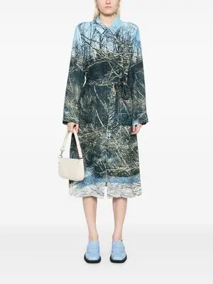 AGNÈS B. Printed Shirt Dress