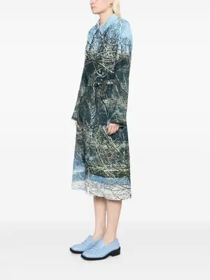 AGNÈS B. Printed Shirt Dress