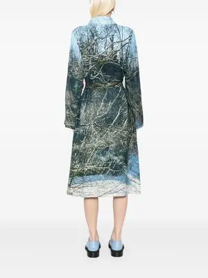 AGNÈS B. Printed Shirt Dress