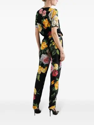 Dolce & Gabbana Floral-print Trousers