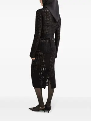 Dolce & Gabbana Knitted Midi Skirt - Black