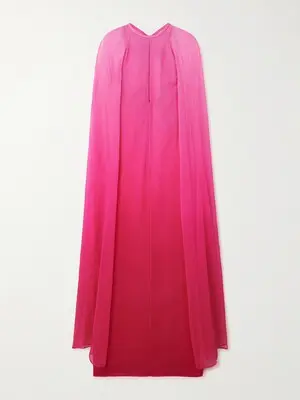 TOM FORD Cape-effect Dégradé Gown