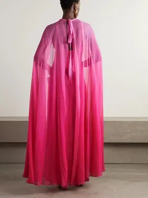 TOM FORD Cape-effect Dégradé Gown