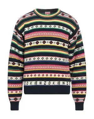 Kenzo Wool And Cotton Striped Sweater