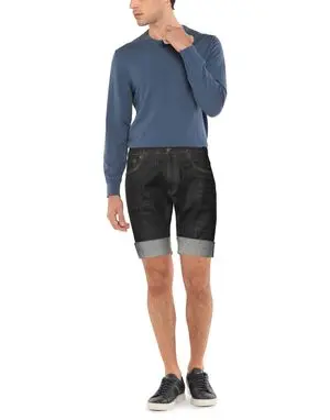 Woolrich Denim Shorts With Cuffed Hems