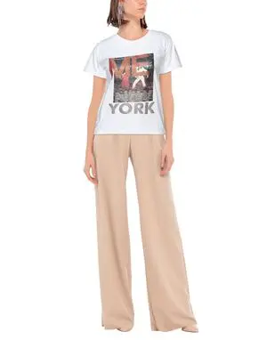 MARC ELLIS T-shirt With Glitter Print - White