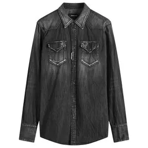 Dsquared2 Classic Western Shirt - Black