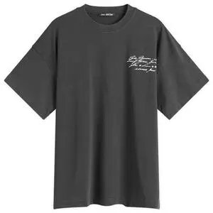 COLE BUXTON Script T-shirt - Vintage Black