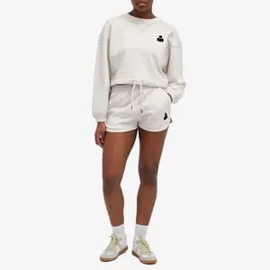 Isabel Marant Étoile Margo Drawstring Sweater With Logo - Ecru
