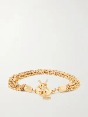 Saint Laurent Cassandre Bracelet - Gold