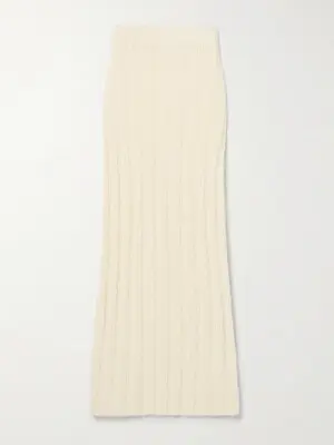 Khaite Ribbed Skirts