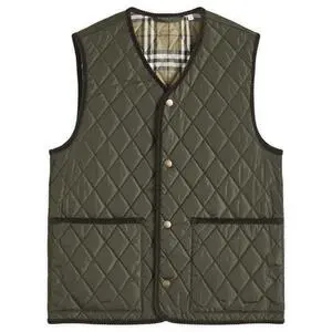 Burberry Quilted Gilet - Shale