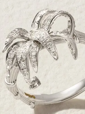 Yvonne Léon Paradise Island 18-karat White Gold And Diamond Ring