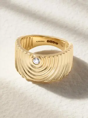 ALMASIKA Universum 18-karat Diamond Ring - Gold