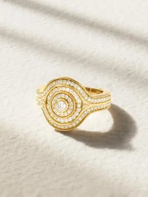 ALMASIKA Universum Diamond And 18-karat Ring - Gold