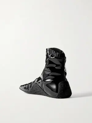 Alaïa Glossed Ankle Boots