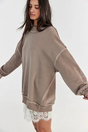 Free People Ribbed Sweatshirts Hoodies For Women