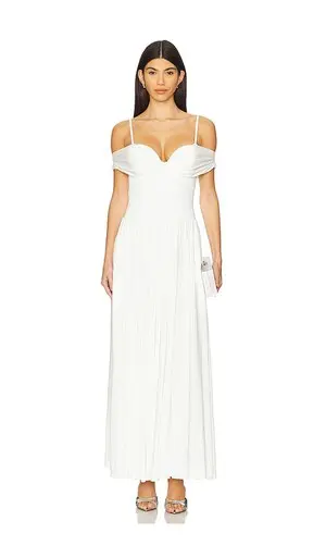Simkhai Amarantha Off The Shoulder Dress In . Also