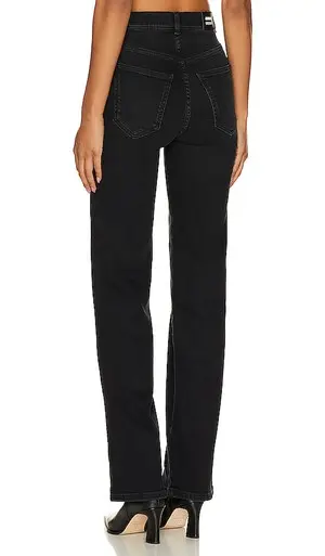 DR. DENIM Moxy Straight Jeans - Black