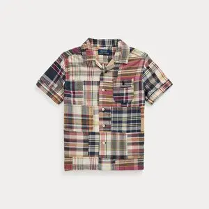Ralph Lauren Patchwork Madras Camp Shirt - Madras Patchwork
