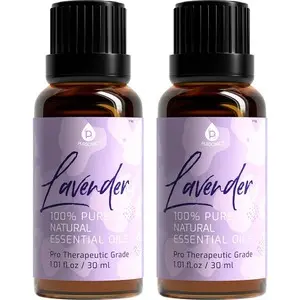 PURSONIC 100% Natural Lavender Essential Oils - Purple