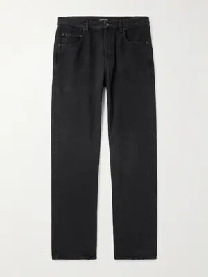 Saint Laurent Black Wash Bottoms For Men