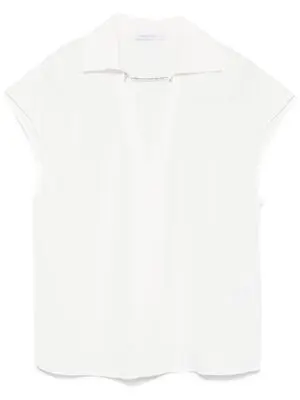 Patrizia Pepe Cufflink-detail Blouse