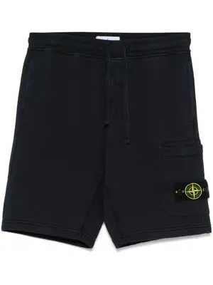 Stone Island Logo Patch Cargo Shorts