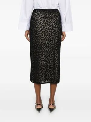 Theory Lace Midi Skirt