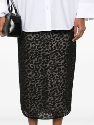 Theory Lace Midi Skirt