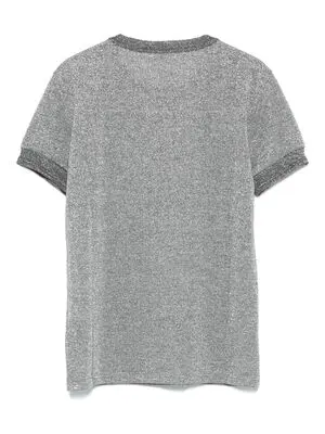 Patrizia Pepe Knitted T-shirt - Grey