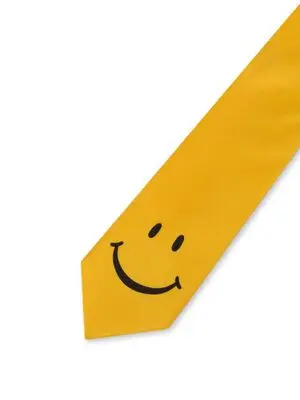 Moschino Smiley Face-motif Neck Tie